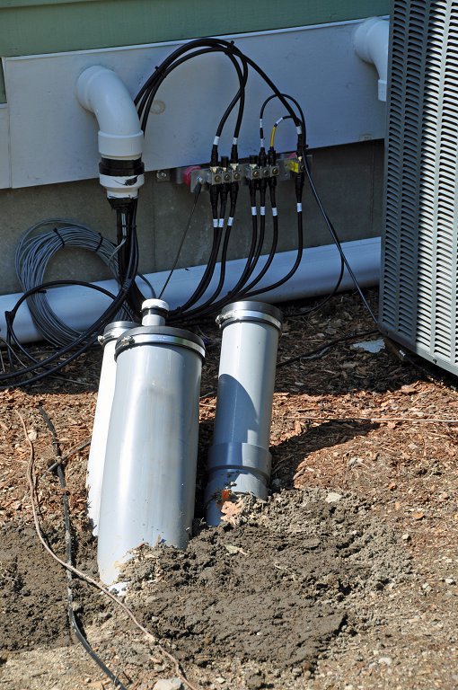 Feedline Conduits And Electrical Power Complete